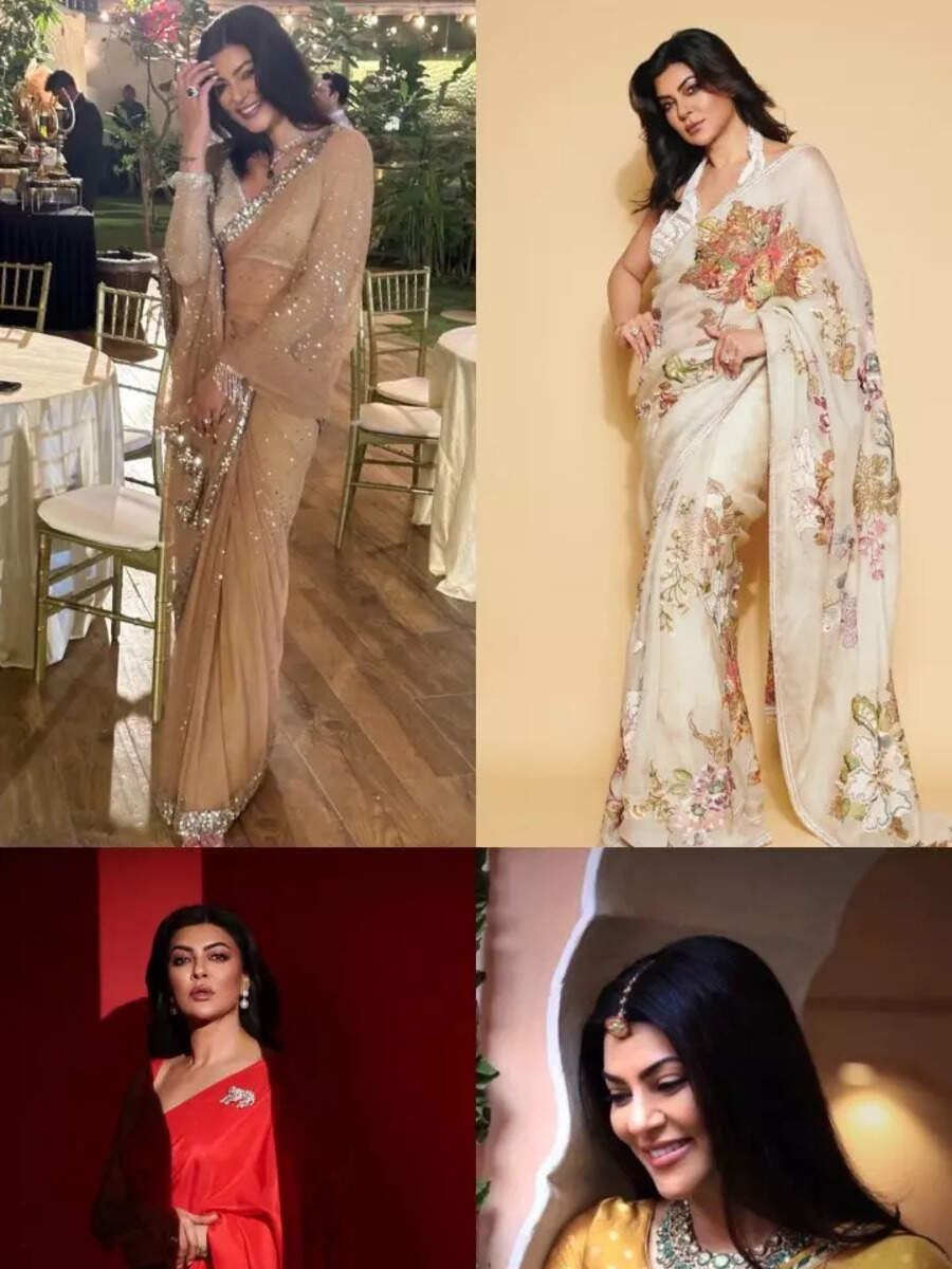 Sushmita Sen’s steal-worthy saree looks that make a strong style ...