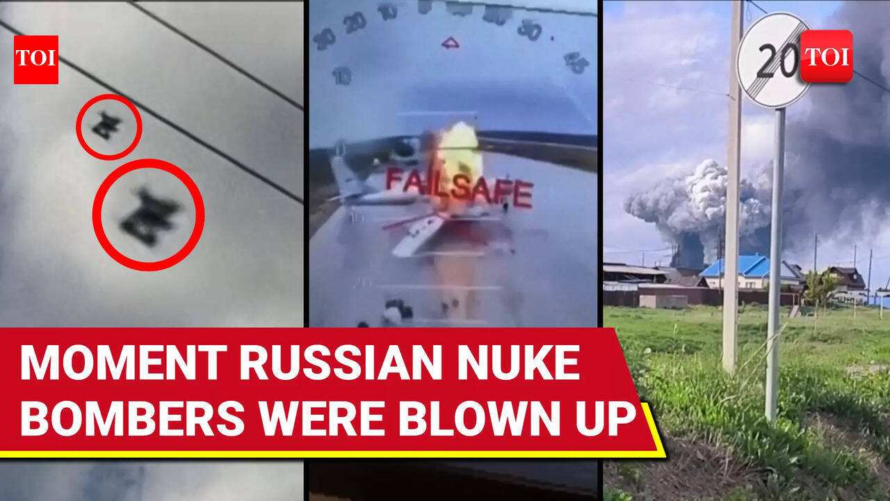 Russian NUCLEAR BOMBERS Turn Into FIREBALL; Terrifying Moment On Cam ...