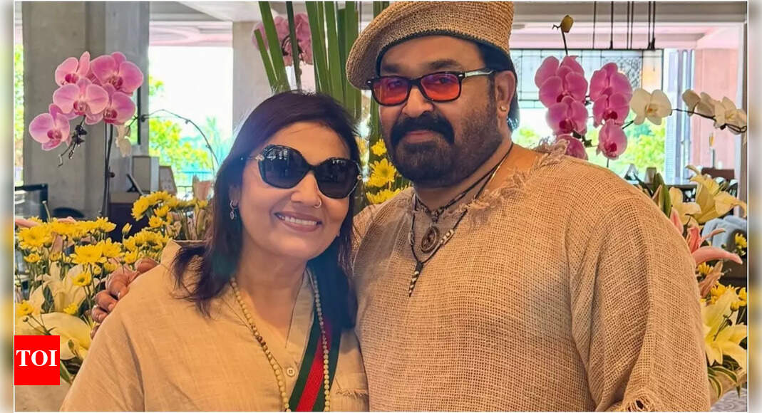 Mohanlal’s heartfelt birthday wish for wife Suchitra wins hearts ...