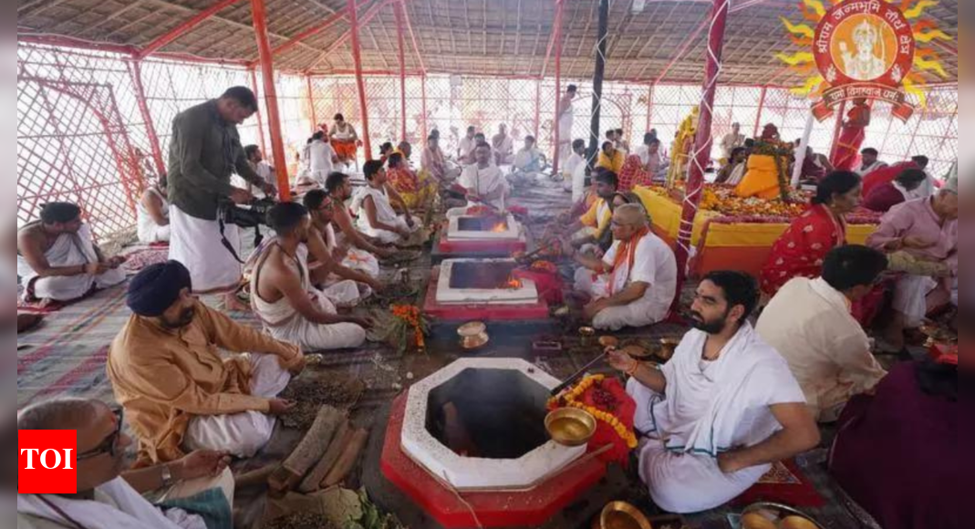 Prayers held to welcome idols at Ayodhya's Ram temple; second consecration ceremonies to ...