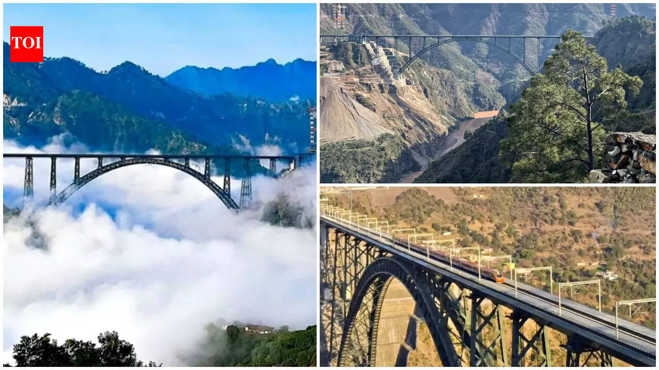 Chenab Bridge, World’s Highest Railway Arch Bridge, Opened For Trains ...