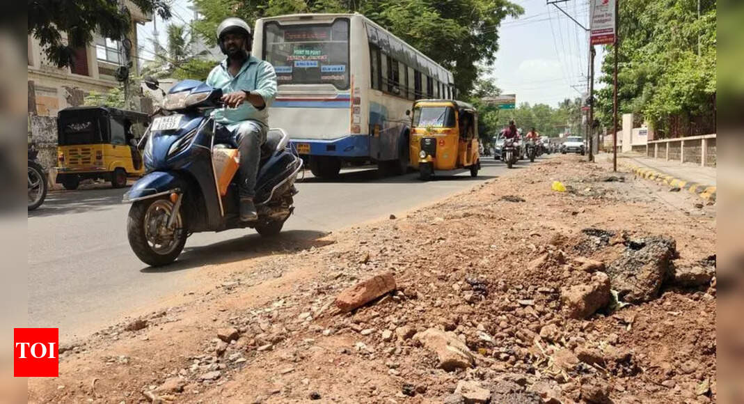 Trichy arterial roads damaged for water project remain unmotorable ...