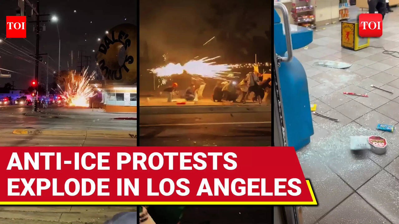 US Mob Goes Berserk At Anti-ICE Riots: Cops Shot With Fireworks ...
