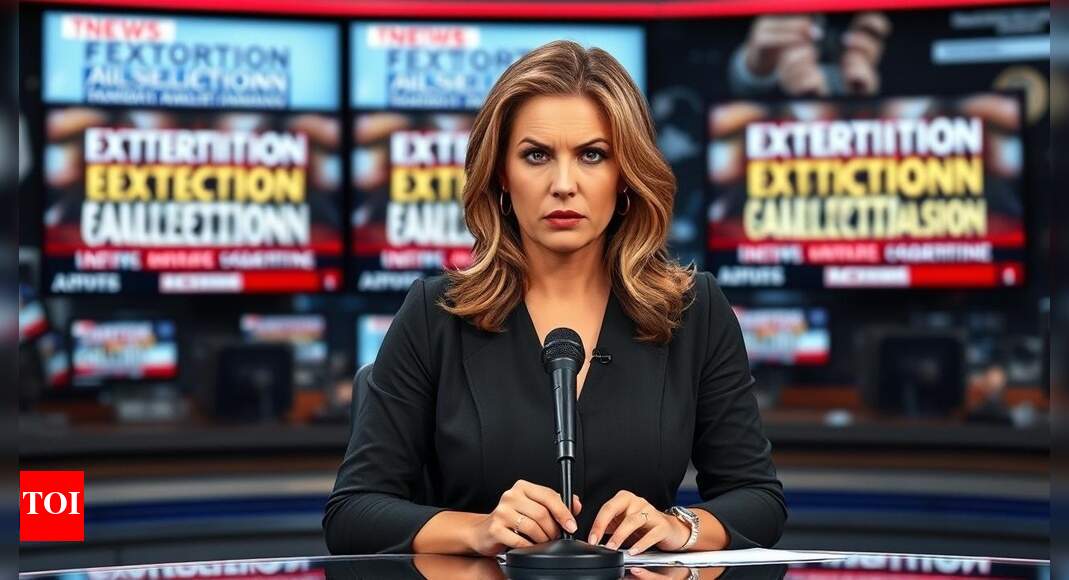 Noida: News anchor, journalist held for extortion bid of Rs 60 crore ...