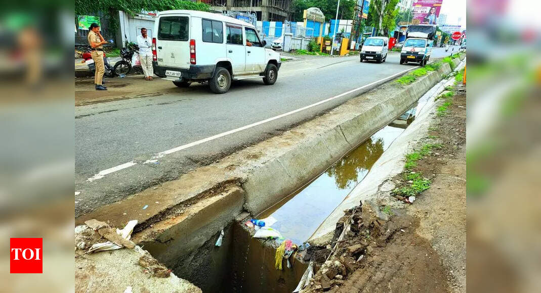Woman falls into uncovered stormwater channel near Pune’s Navale Bridge ...