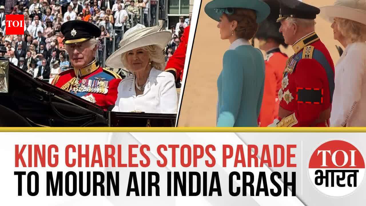 King Charles Wears Black Armband, Halts Trooping The Colour To Honour ...