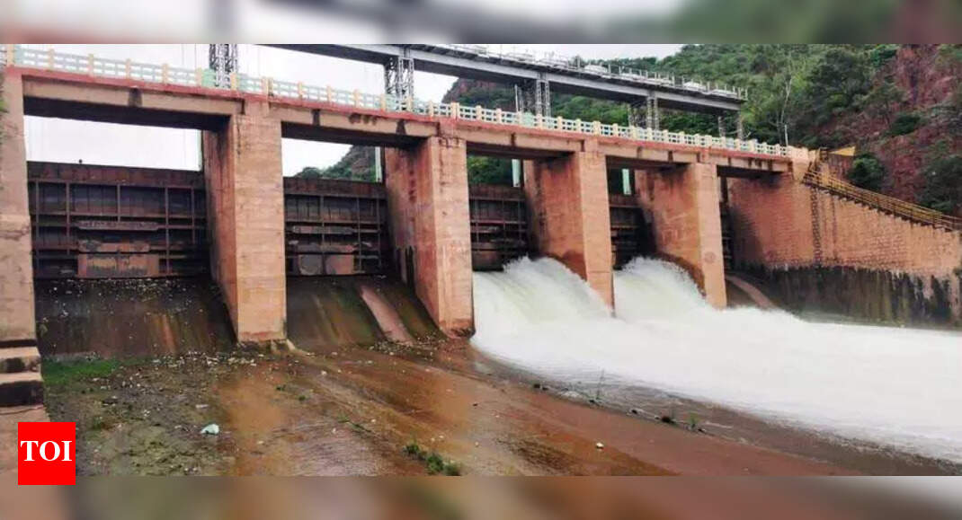 Narihalla reservoir filled; water released | Hubballi News - Times of India