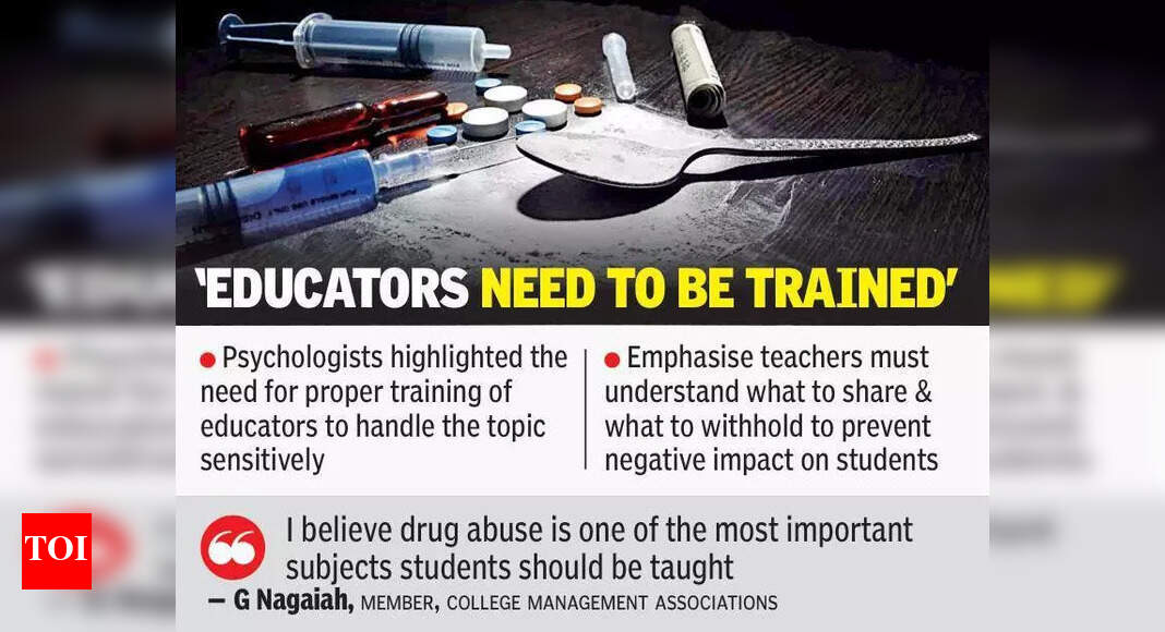 UGC initiates drug abuse awareness modules | Hyderabad News - Times of ...