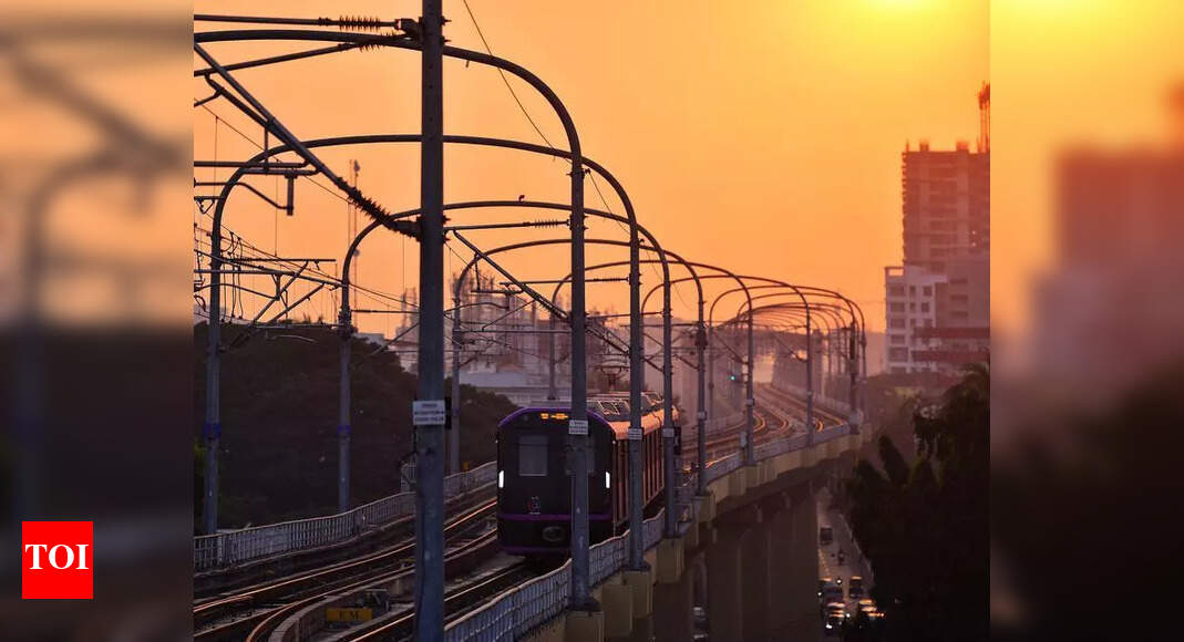 Metro line 3 timeline extended to March ’26 | Pune News - Times of India