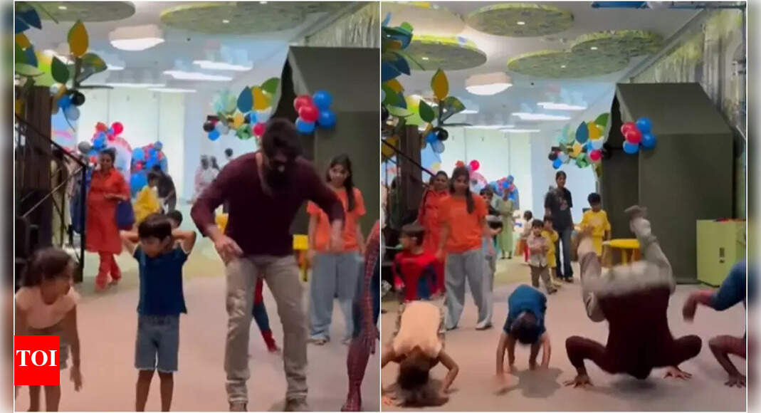 Yash’s superdad moment on Father’s Day; Radhika Pandit says, “He turns ...