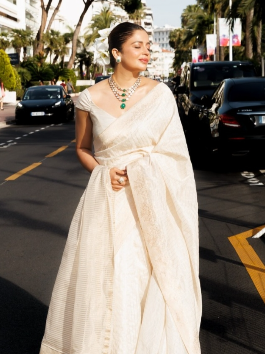 Nehha Pendse Dazzles in Vibrant Saree Looks | Times of India