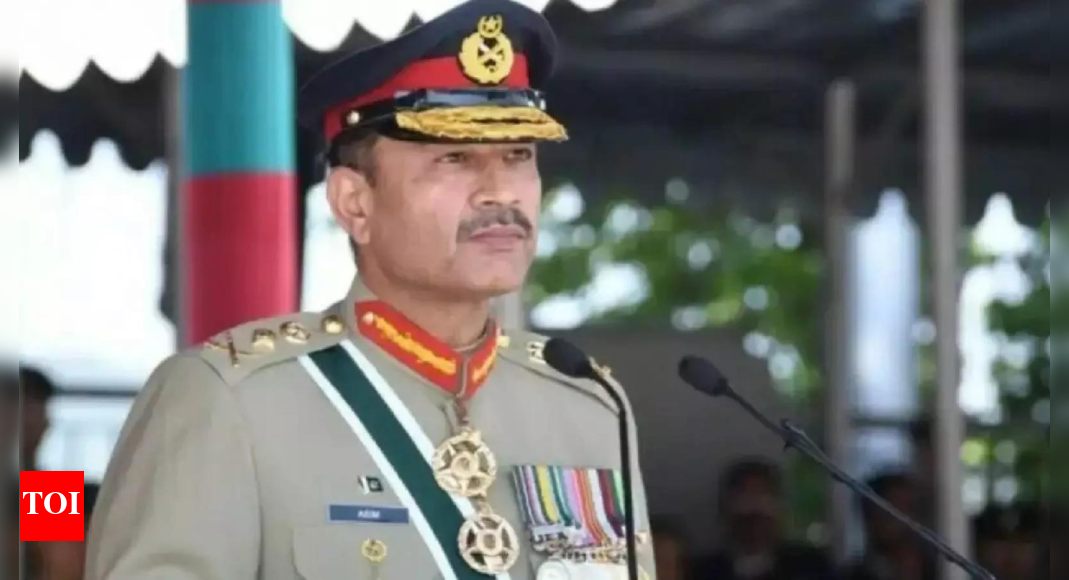 Where is Asim Munir? - Times of India