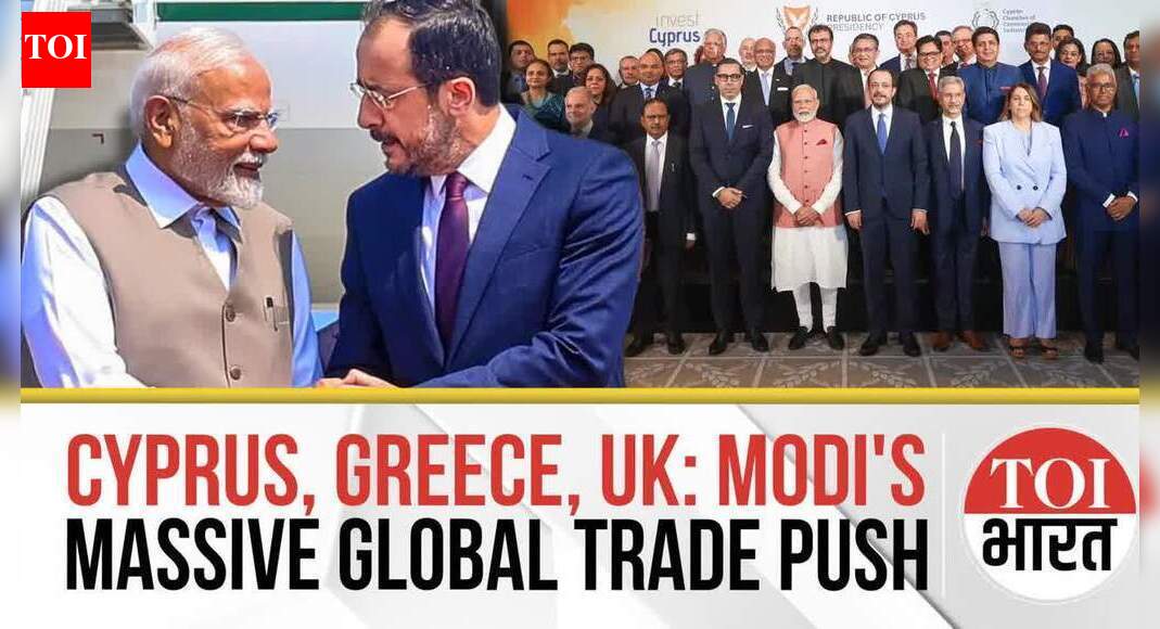 PM Modi Backs India-Cyprus Ties, Eyes FTA With EU, Greece, UK in CEO ...