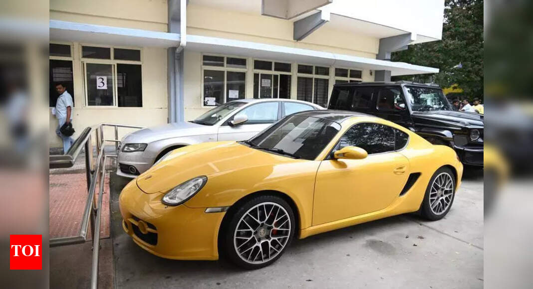 5 high-end cars seized over non-payment of Rs 4cr in road tax | Mysuru ...