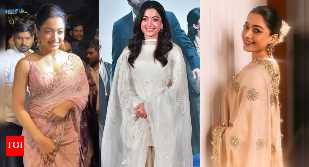 Rashmika Mandanna is all about flaunting her Srivalli flair in her ...