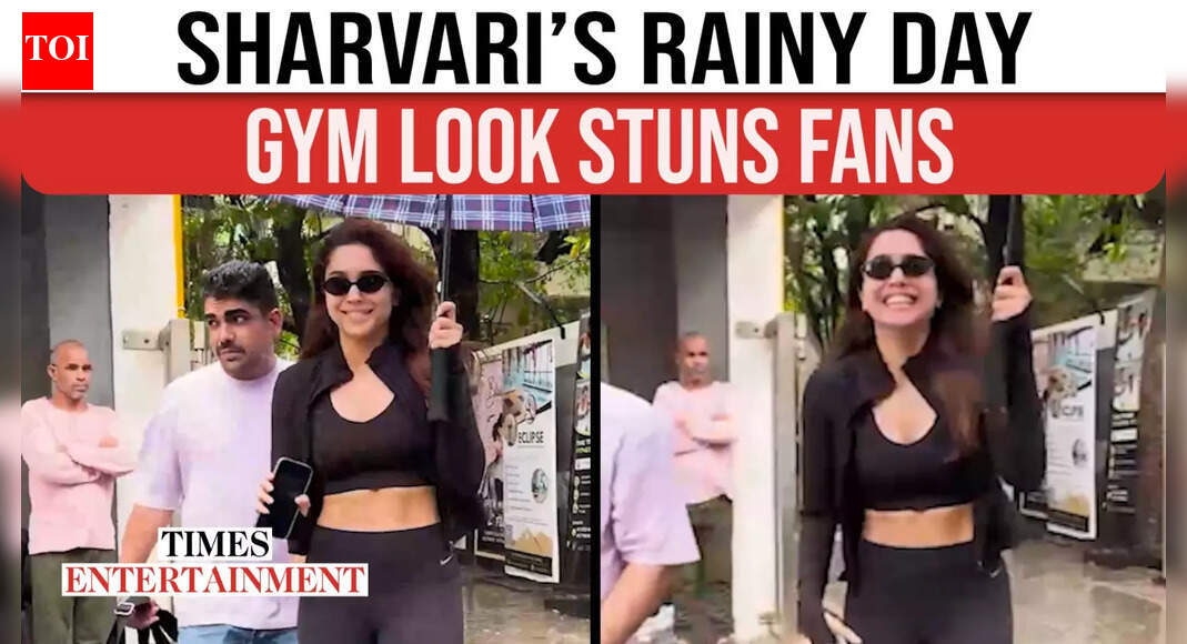Sharvari’s Monsoon Gym Look Sets New Fitness Fashion Goals