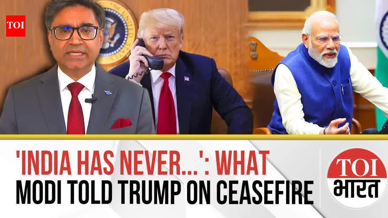 'India Has Never Accepted...': What PM Modi Told Trump on Ceasefire ...