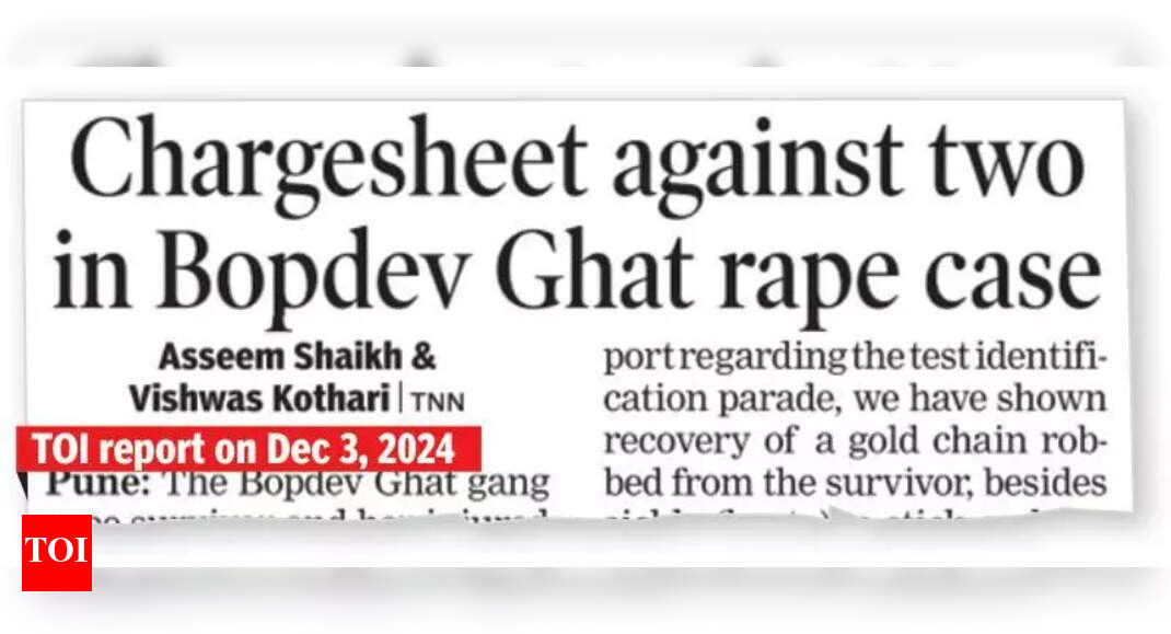 Supplementary chargesheet filed against third accused in Bopdeo Ghat ...