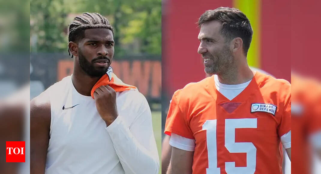 Shedeur Sanders throws subtle shade at Joe Flacco with icy four-word ...