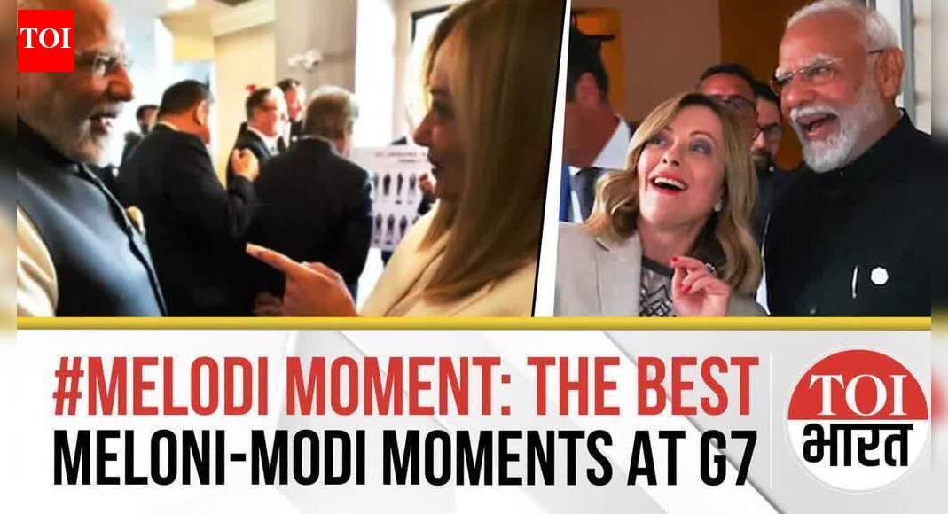 ‘You Are The Best’: Italian PM Giorgia Meloni To PM Modi at G7, Video ...
