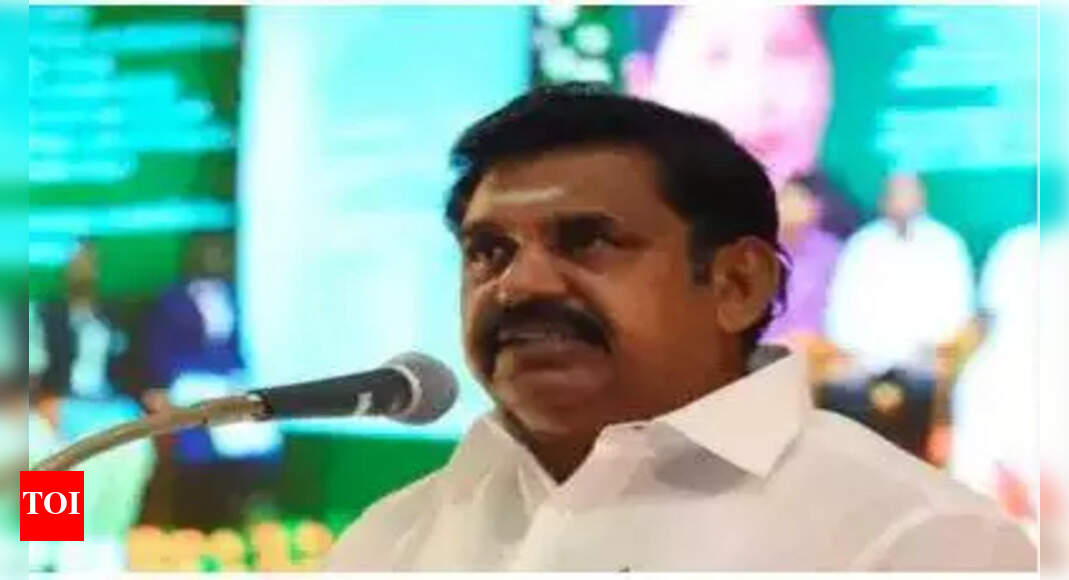 EPS plans to launch poll campaign from Coimbatore in July | Chennai ...