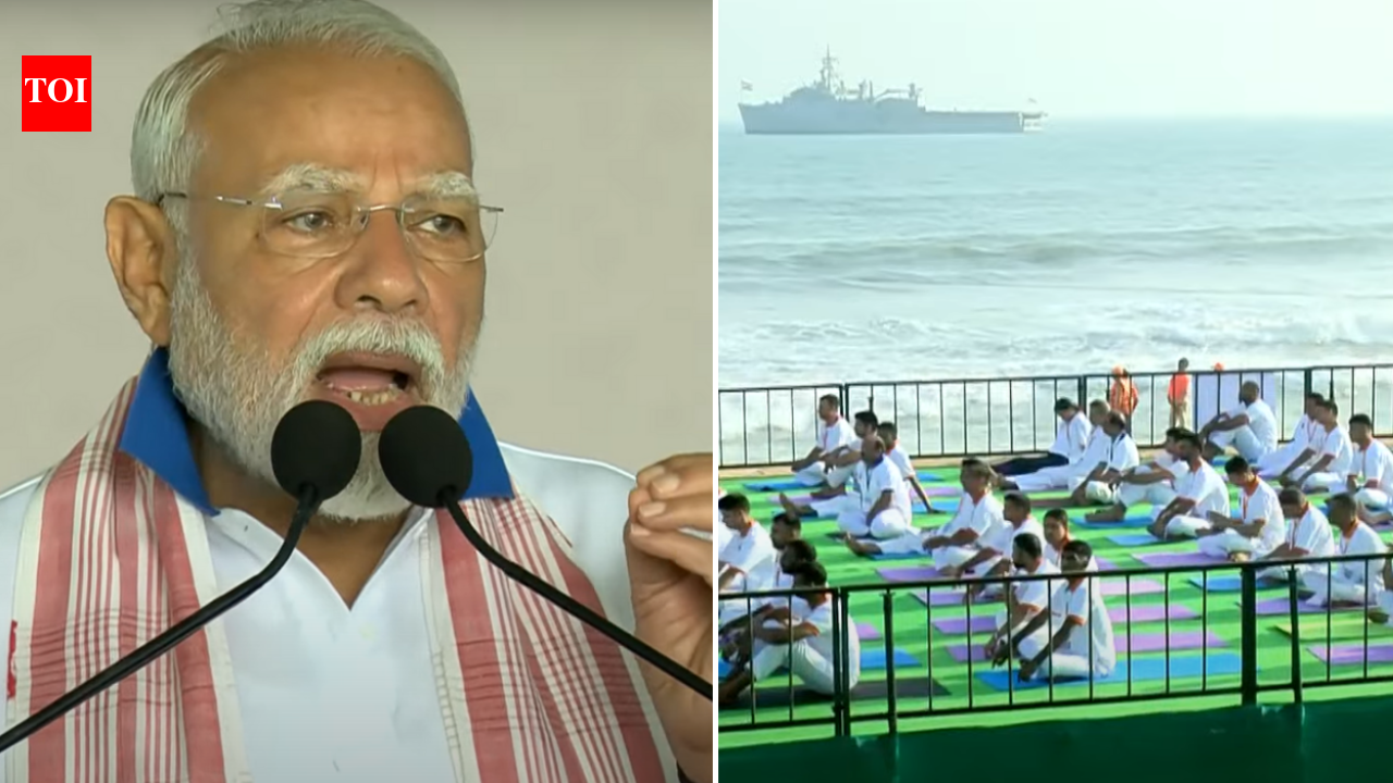International Yoga Day: 'Yoga is pause button'; PM Modi's strong ...
