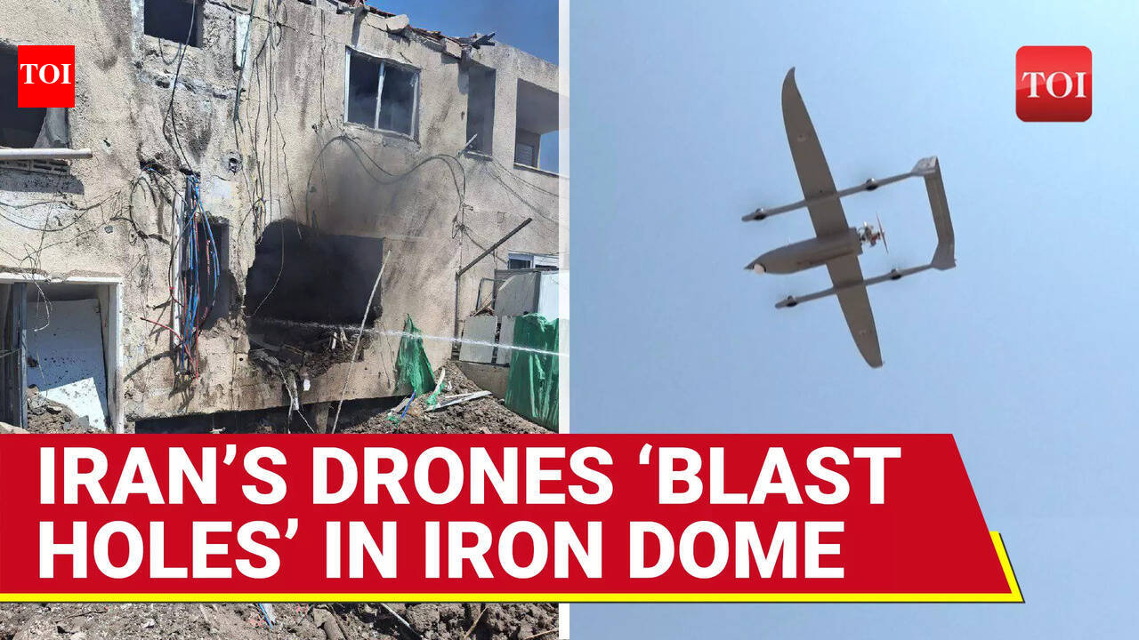 Israel’s Iron Dome ‘BURNS’: Iran’s Indigenous ‘Death Drones’ Smash IDF ...