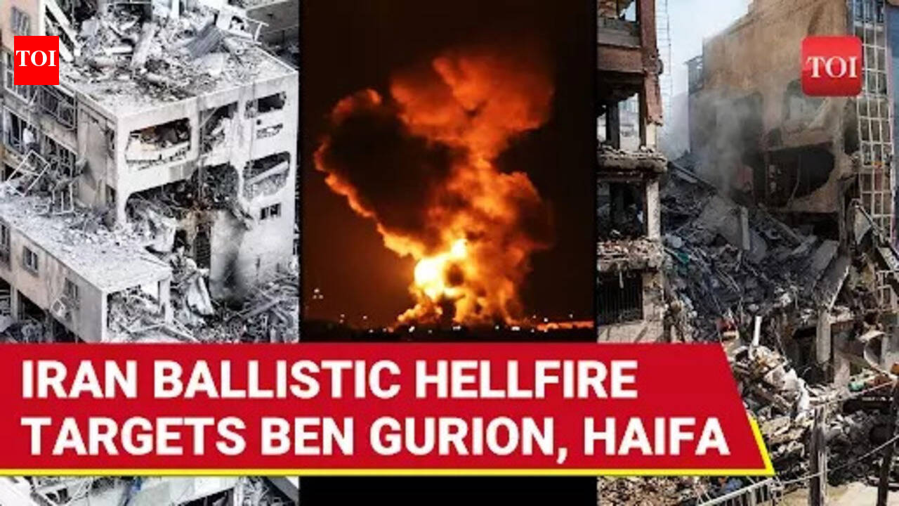 On Cam: Iran ROCKS Tel Aviv, Haifa With 2 Waves Of Monster Missiles; At ...