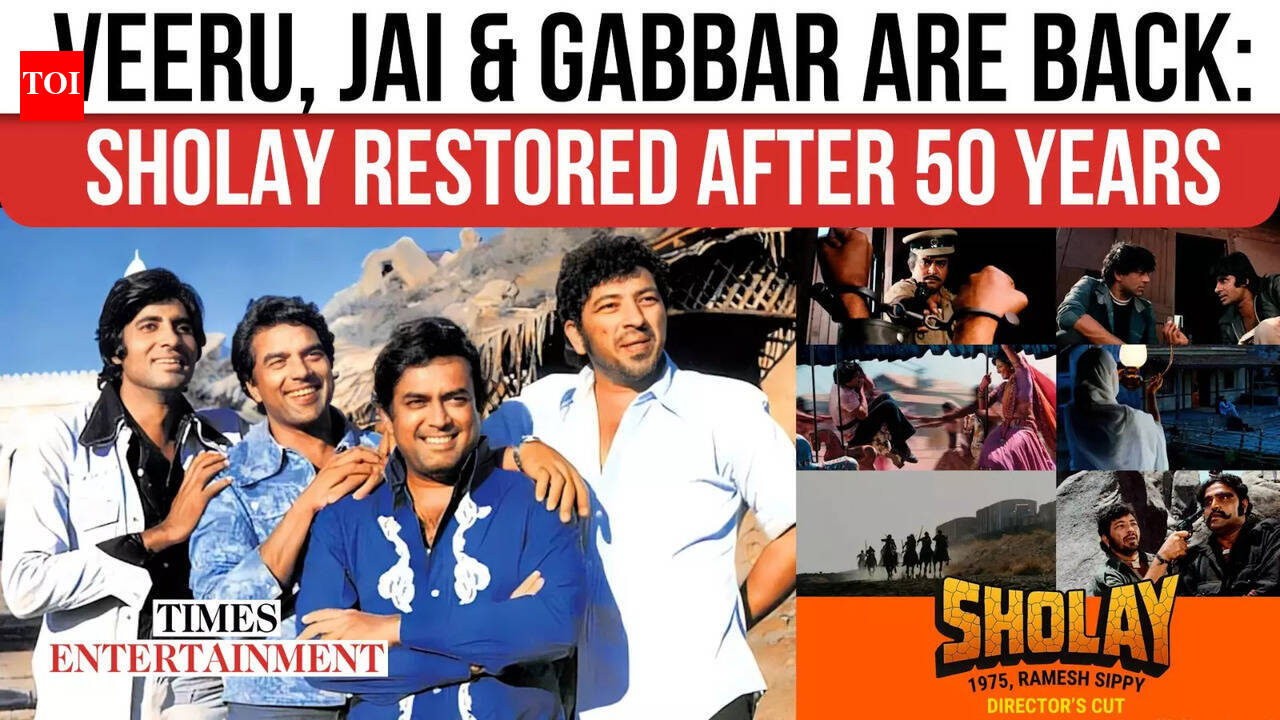 SHOLAY UNCUT VERSION RETURNS AFTER 50 YEARS | NEVER-SEEN SCENES TO ...