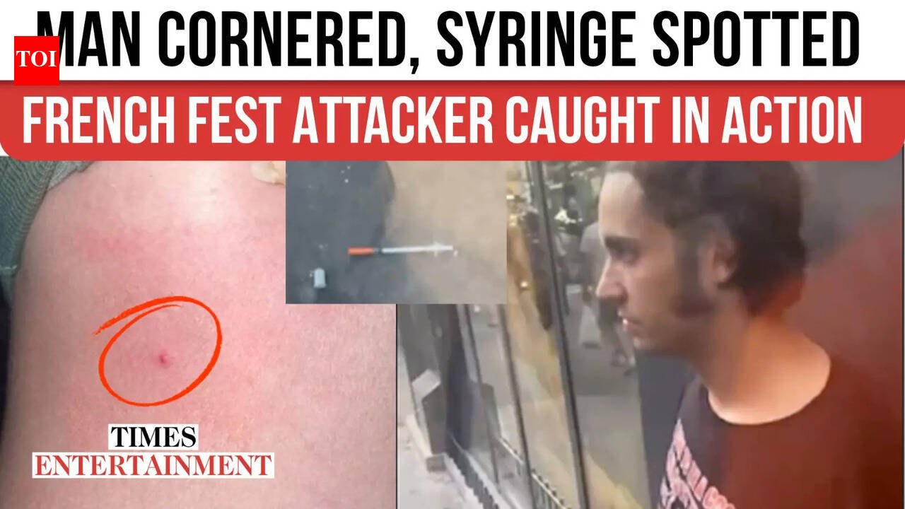 French Music Fest Needle Attacker CAUGHT on CAM: Crowd Screams, Syringe ...