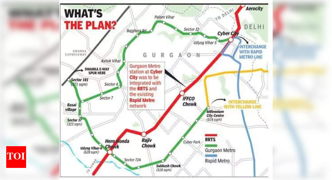 RRTS deadlock holds up new metro line’s Cyber City station in Gurgaon ...
