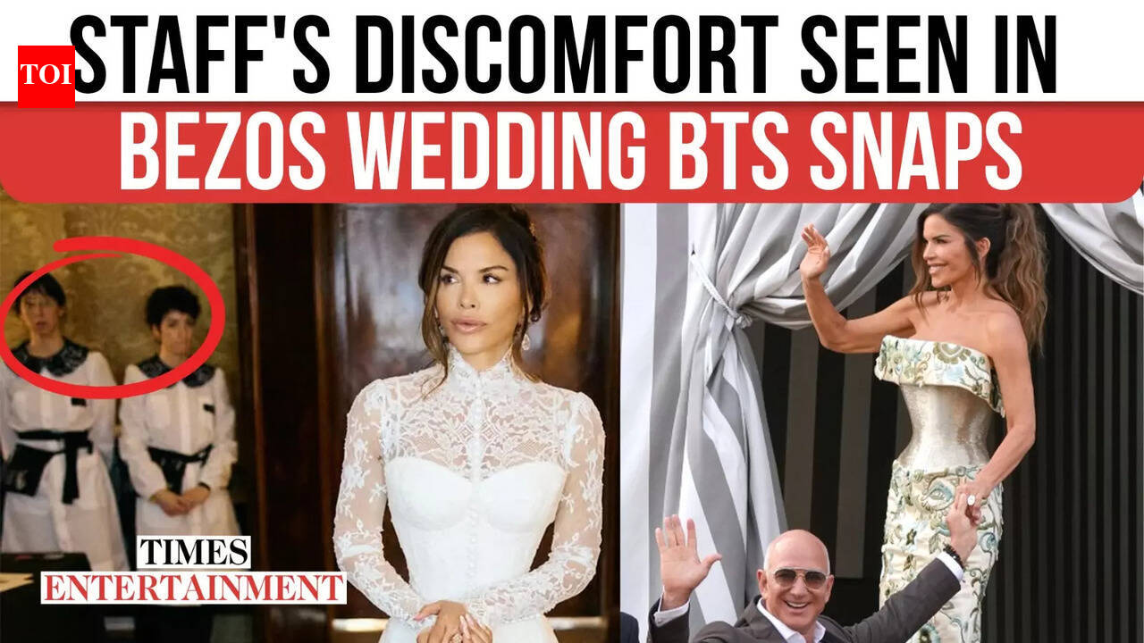 Bezos Wedding: BTS Moment Goes Viral After Staff Seen With Awkward ...