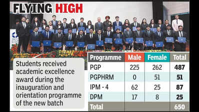 Women students lead the way at IIM Indore in new academic year | Indore News - Times of India