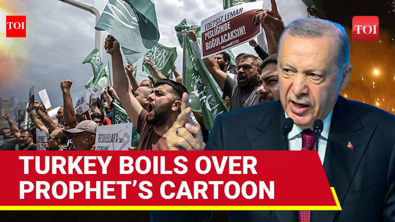 Erdogan Vows To PUNISH LeMan As Turkey BURNS Over Prophet’s Cartoon ...