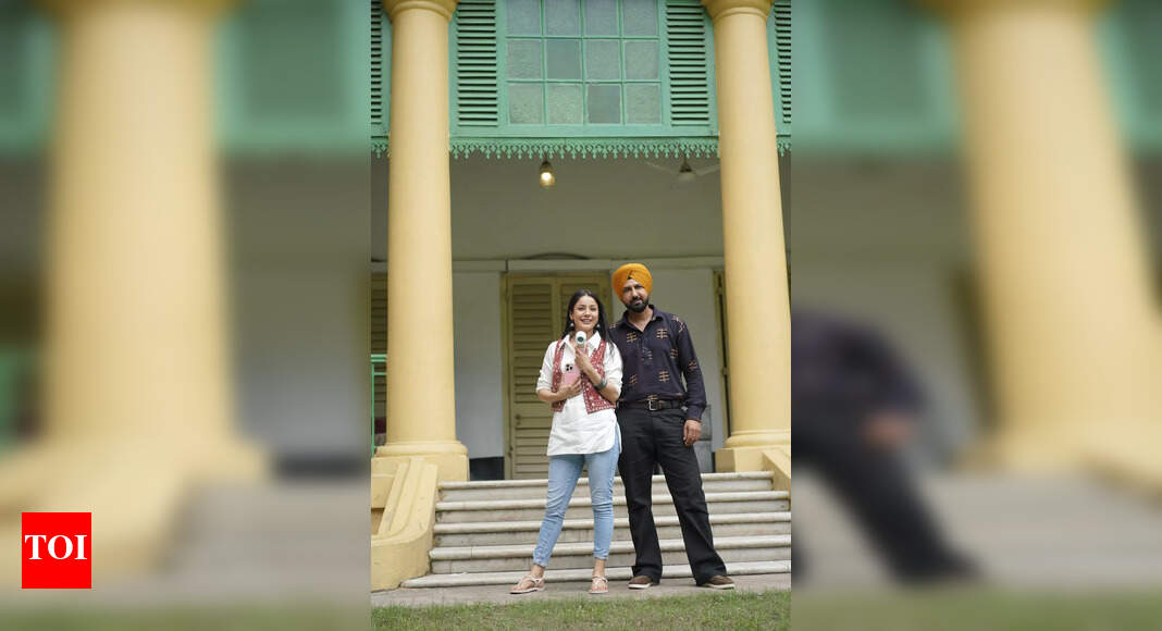 Burdwan Rajbari turns into a film set with Shehnaaz Gill & Gippy Grewal ...