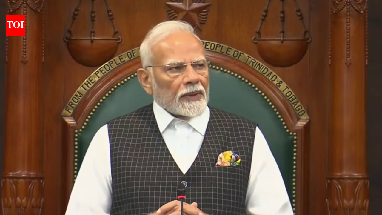 PM Narendra Modi 5 Nation Tour Live Updates: PM Modi addresses Trinidad ...