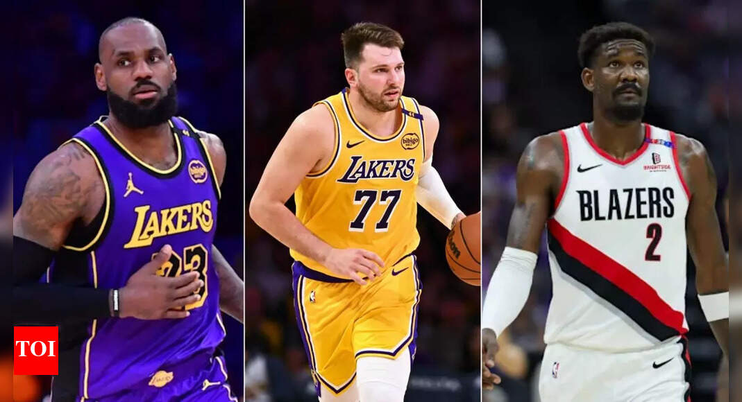 Los Angeles Lakers' projected new lineup: LeBron, Luka, Ayton & more ...