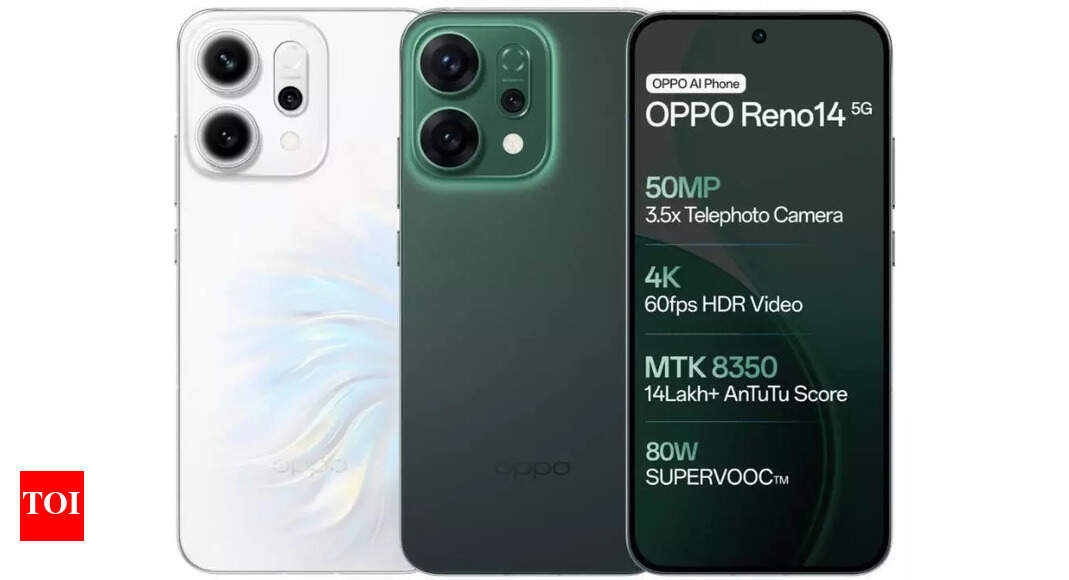 Oppo Reno 14, Reno 14 Pro with MediaTek chipset, 50MP triple rear ...
