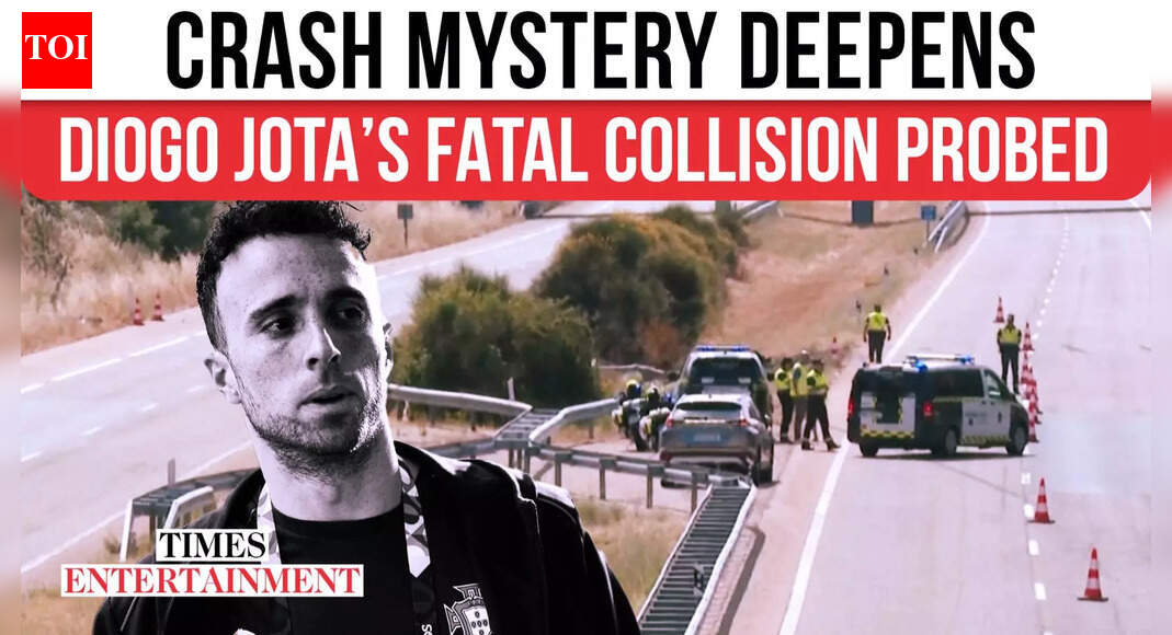 Jota Crash Cause: Moment Liverpool Star's Car Spun Across Road; Civil ...