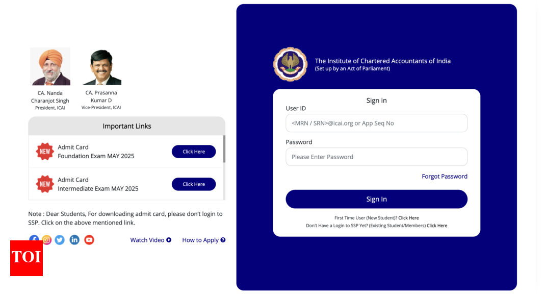 ICAI CA September 2025 registration begins for Foundation, Intermediate ...
