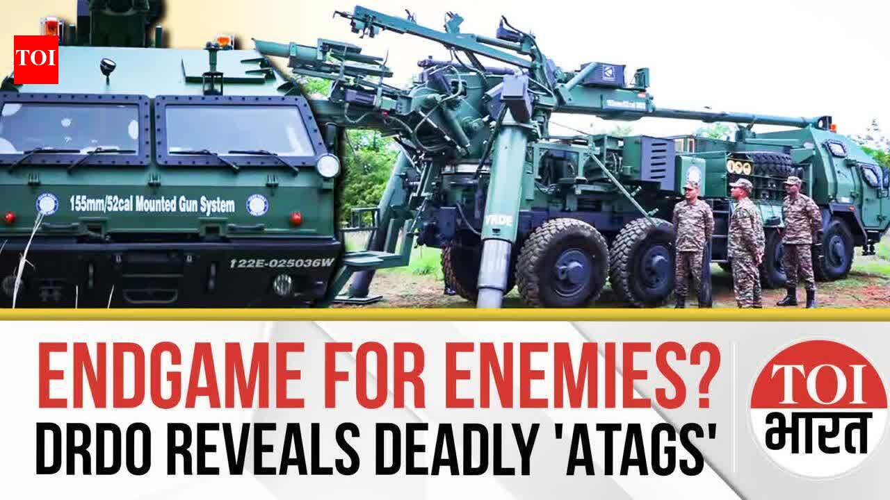 From Desert to Siachen: DRDO Unveils All-Terrain ATAGS Howitzer That ...