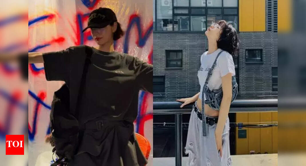 Korean pop-star Nana's belt game will make you rethink your boring tees ...