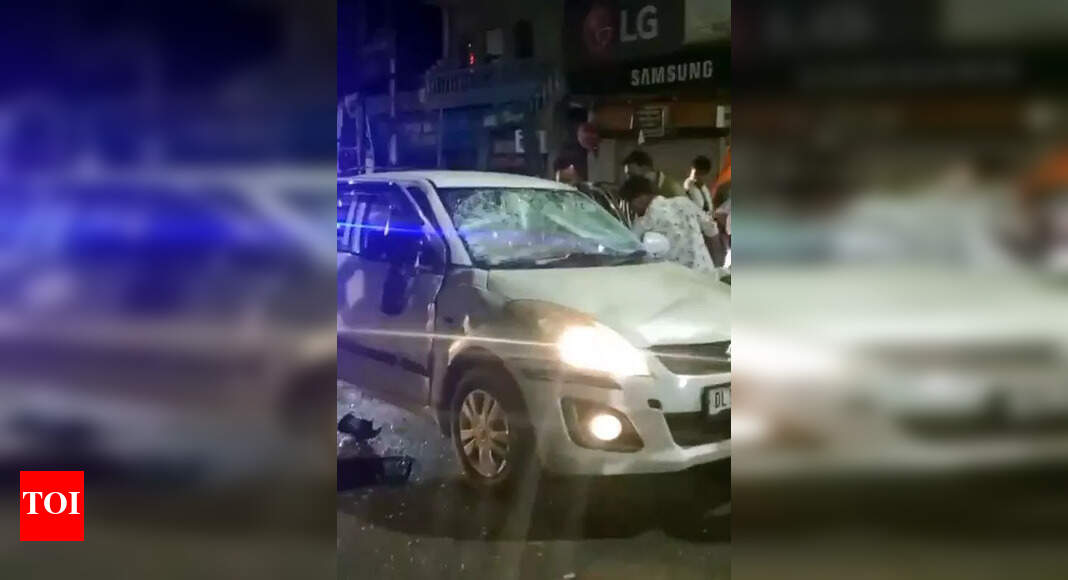 Kanwar pilgrims vandalise car, attack driver after vehicle hits man in Ghaziabad | Noida News ...