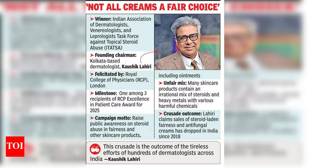 Global honour for drive led by Kolkata doctor against steroid misuse ...
