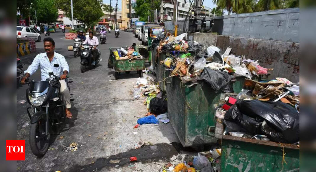 Garbage piles up as sanitation workers’ strike enters day 3 in ...