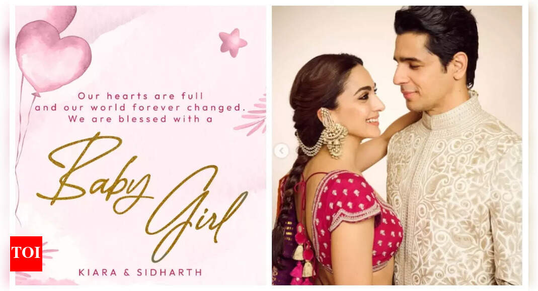 Sidharth Malhotra and Kiara Advani announce birth of their baby girl: 'Our hearts are full and ...