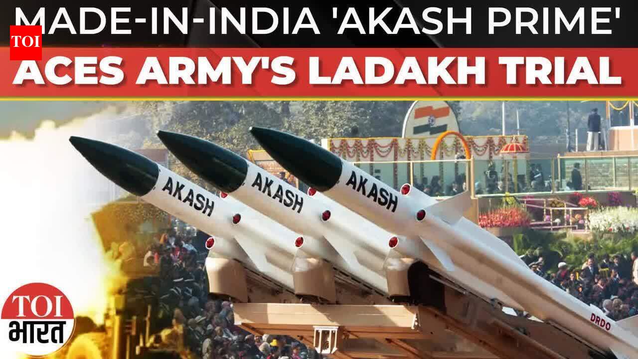 Indian Army Conducts 'Akash Prime' Air Defence System Trials At 15,000 ...