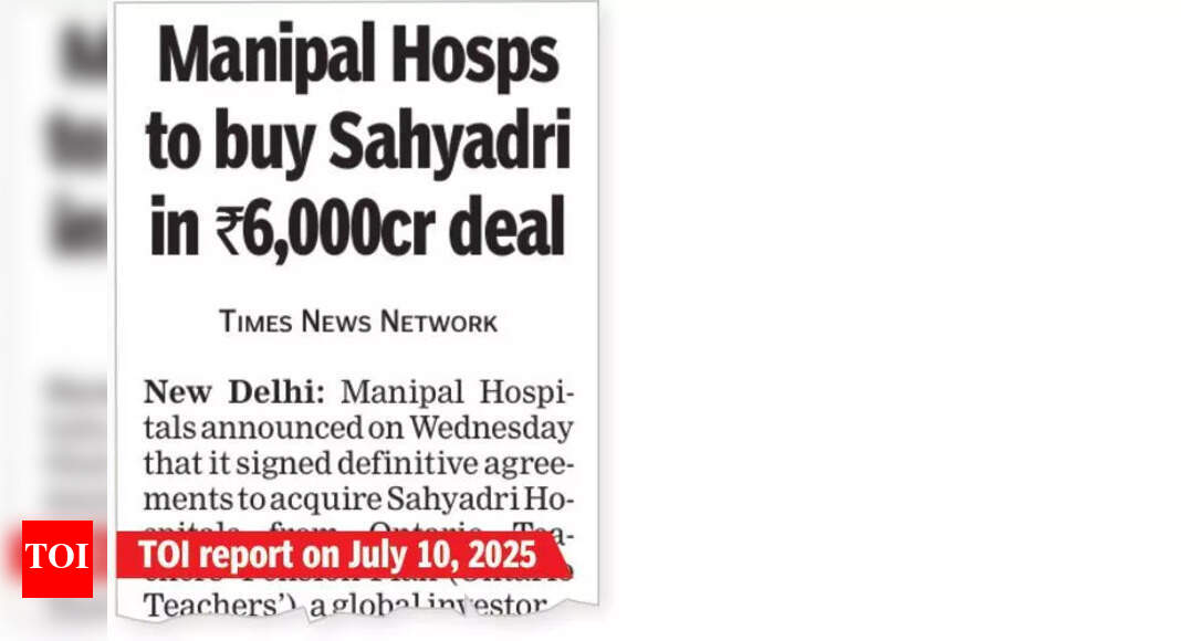 PMC seeks details of medical trust’s deals with private hospital chains ...