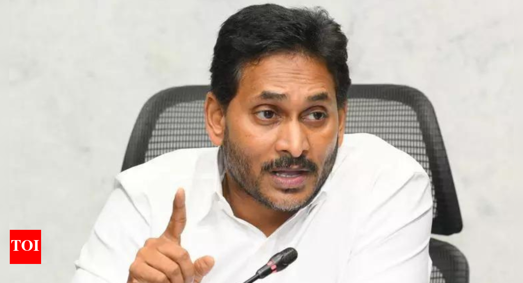 Naidu-led NDA pushed AP into debt trap, says YS Jagan Mohan Reddy | Vijayawada News - Times of India