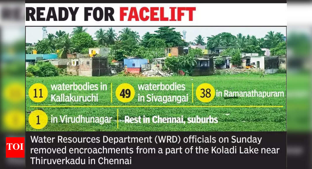 WRD to restore 100 waterbodies in TN; Centre to tag them ‘encroachment ...